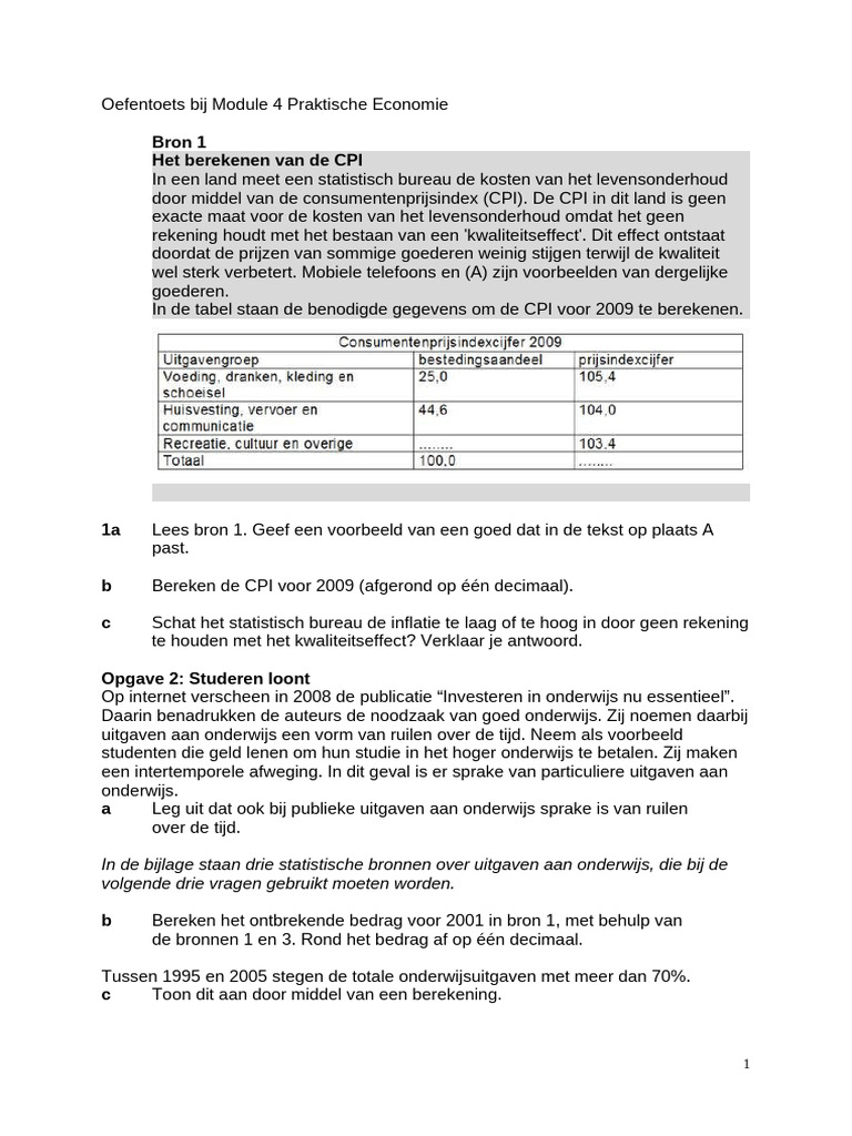 Oefentoets Mod 4 | PDF