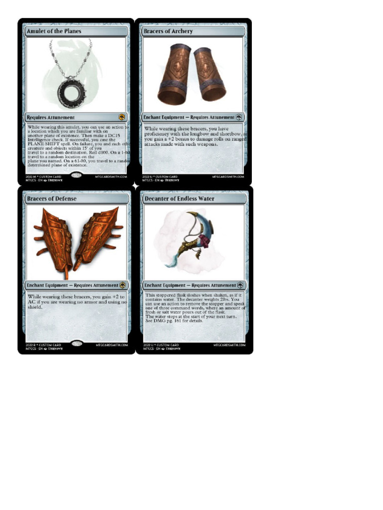 Item Cards Print Version 2 | PDF