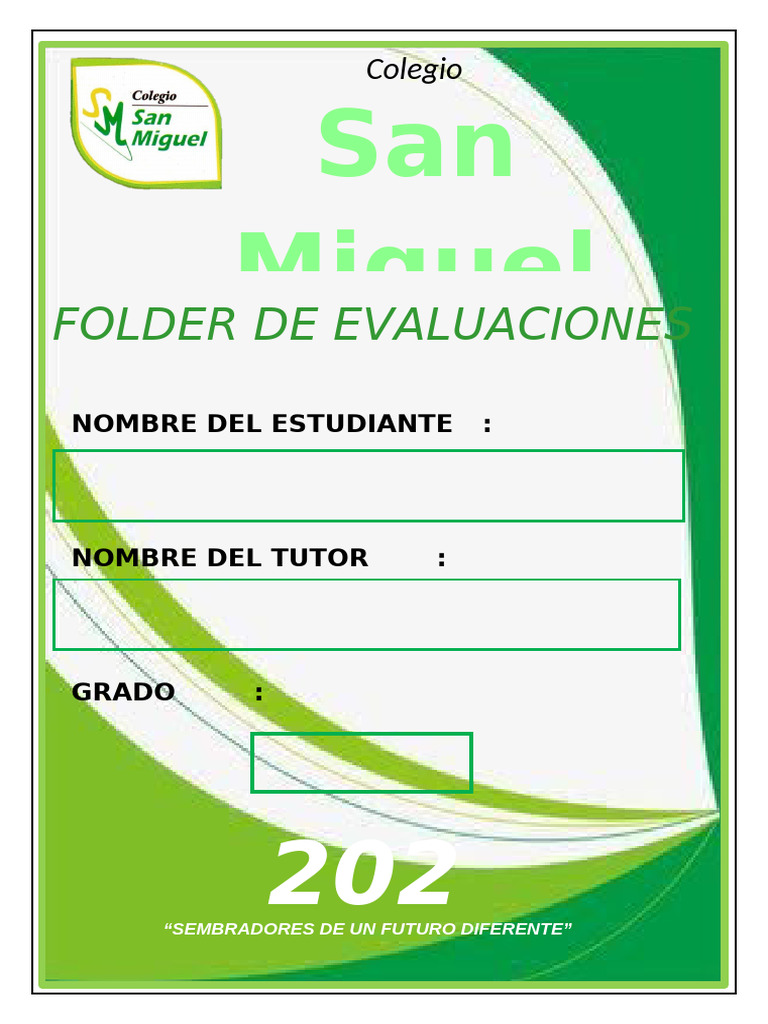 Carátulas de Evaluaciones | PDF | Crecimiento personal y profesional ...