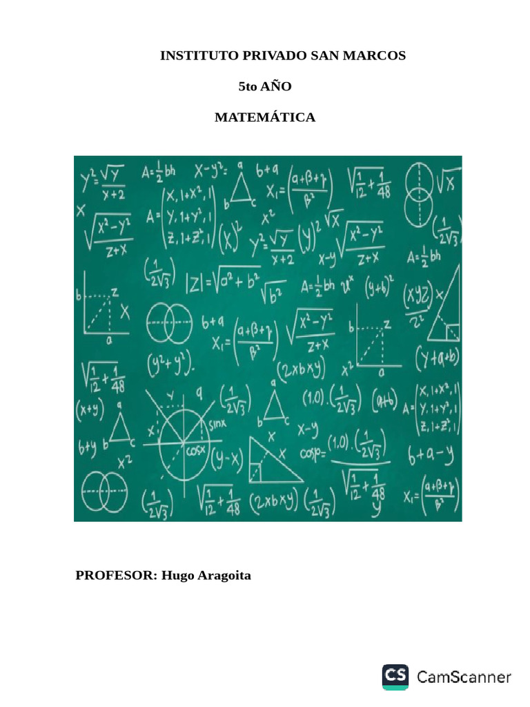 Matemáticas | PDF