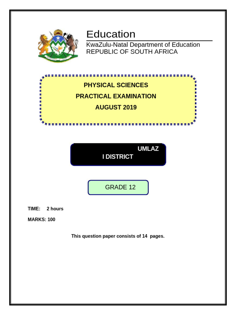 Practical Exam Grade 12 2019 Mpal | PDF