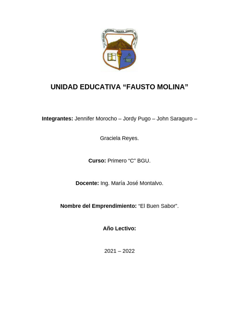 Proyecto Final Emp | PDF | Iniciativa empresarial | Economias