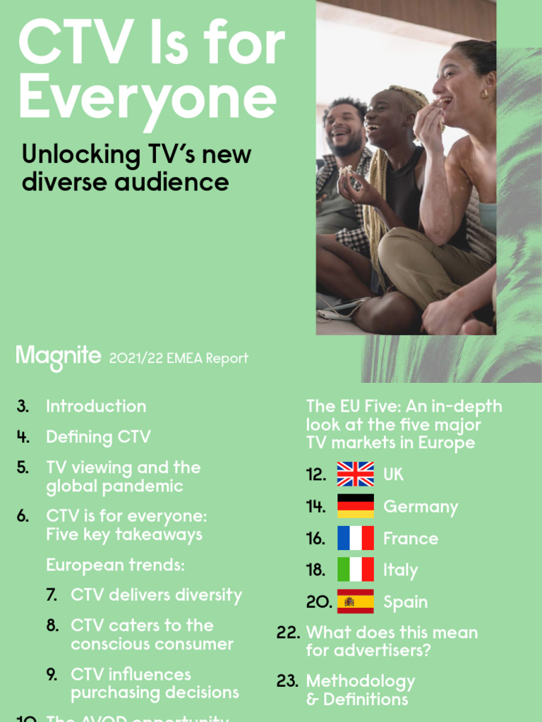 CTV Is For Everyone Magnite Report 2020 | PDF