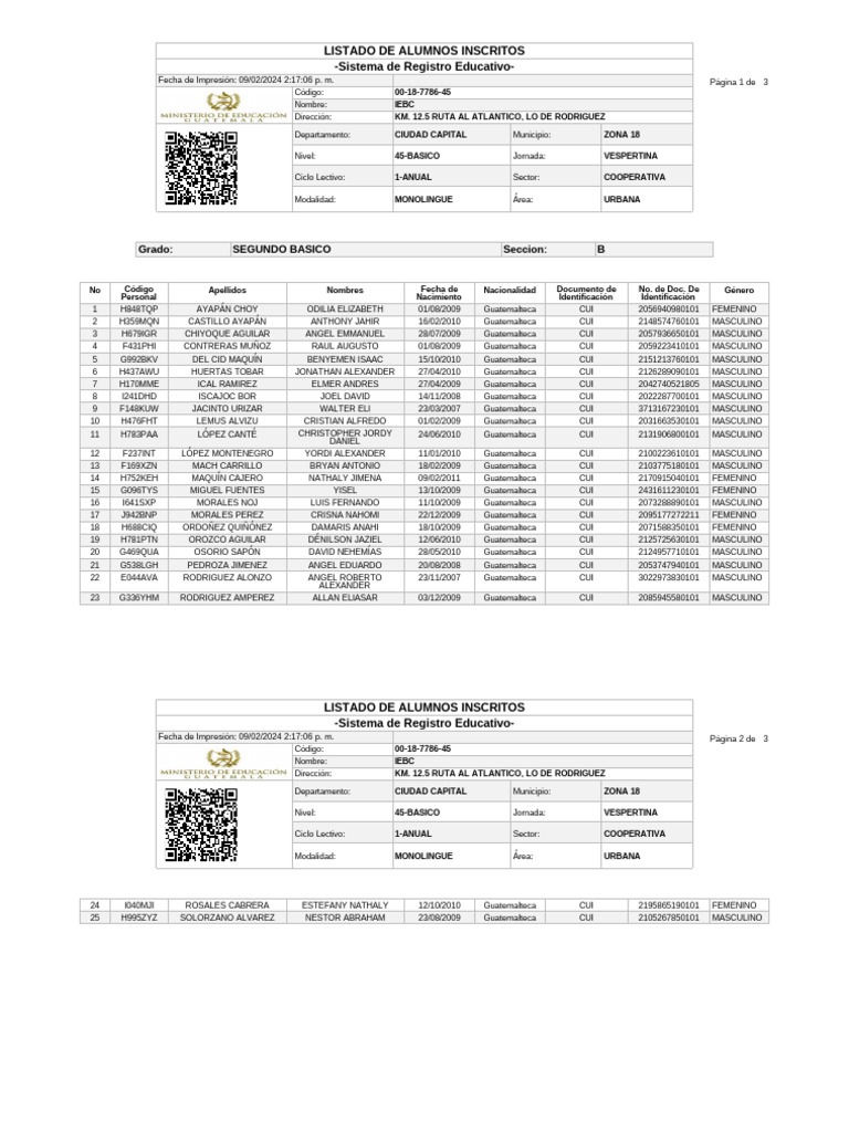 2do Basico B 2024 JV | PDF