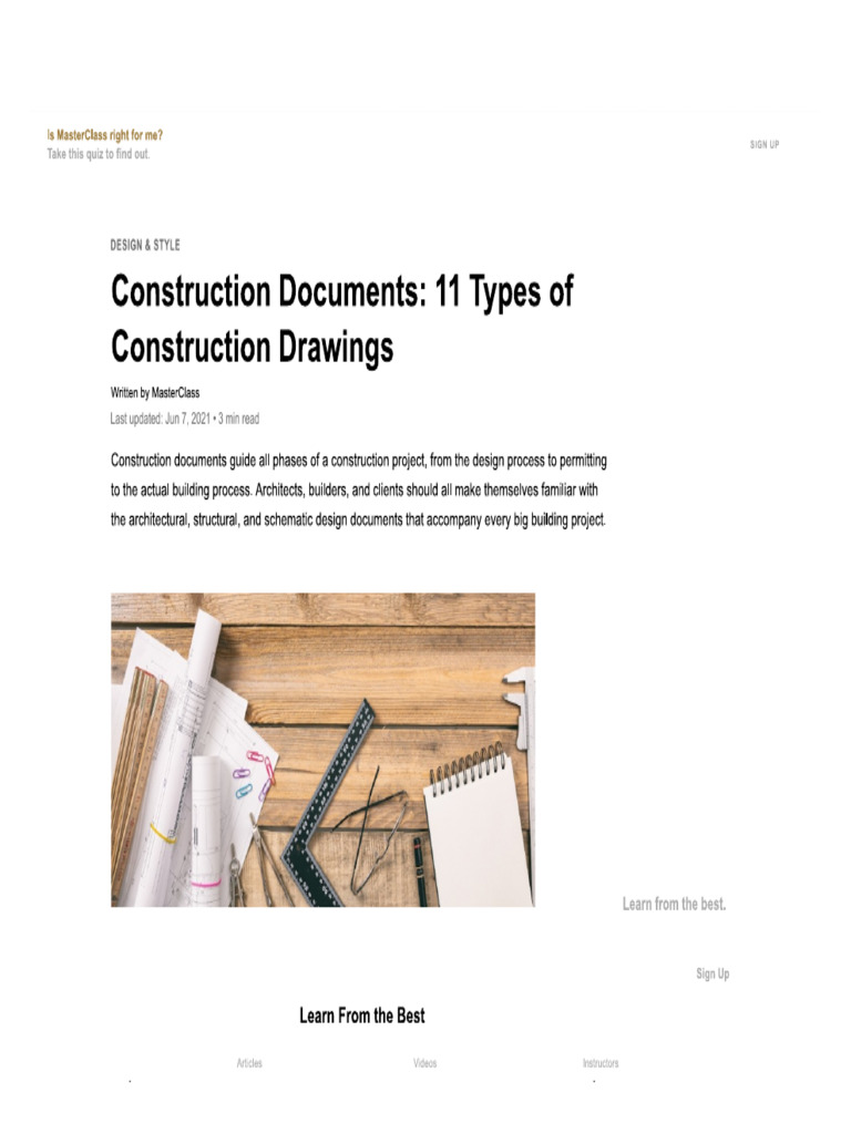 Construction Documents - 11 Types of Construction Drawings - 2023 ...