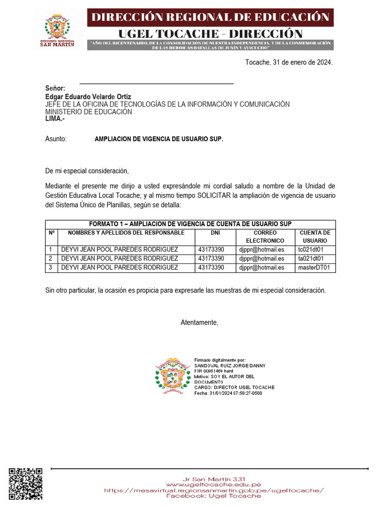 Oficio #129-2024 | PDF