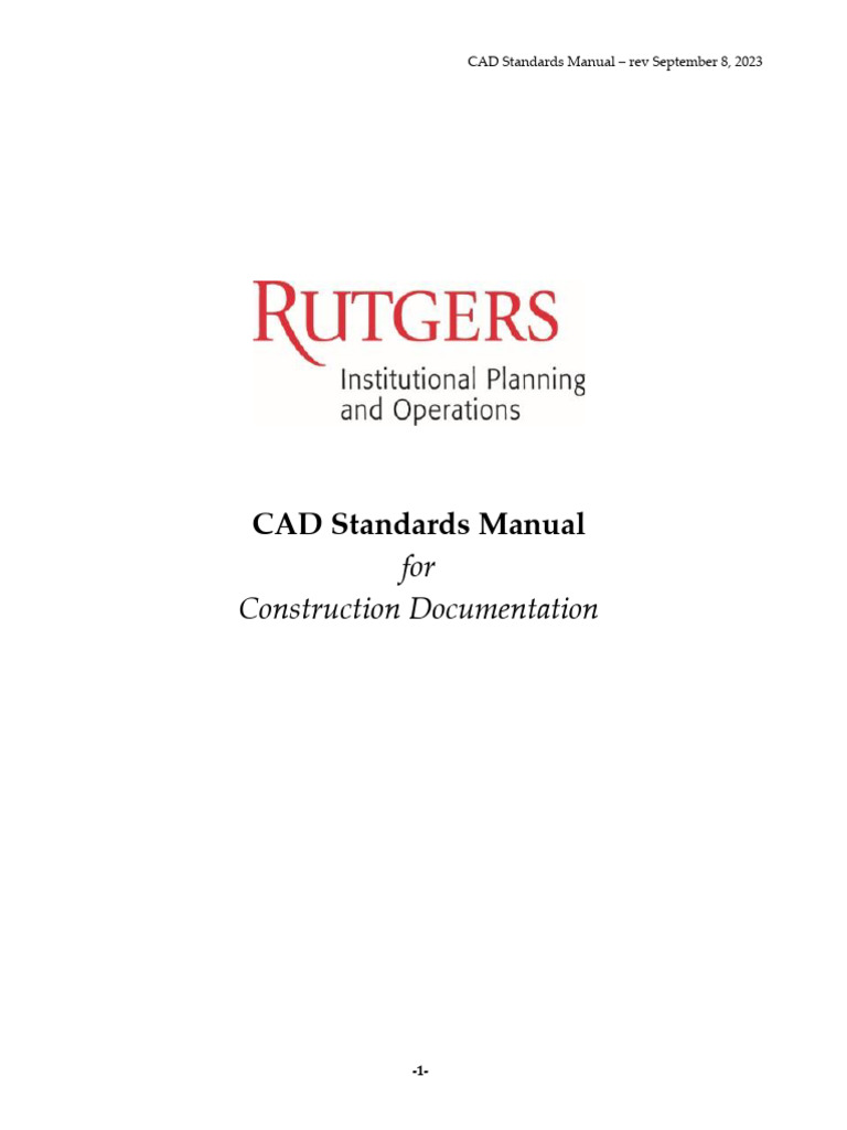 Consultants-Cad-Standards-Important | PDF