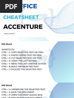 MS-Office Notes | PDF | Microsoft Excel | Microsoft Word