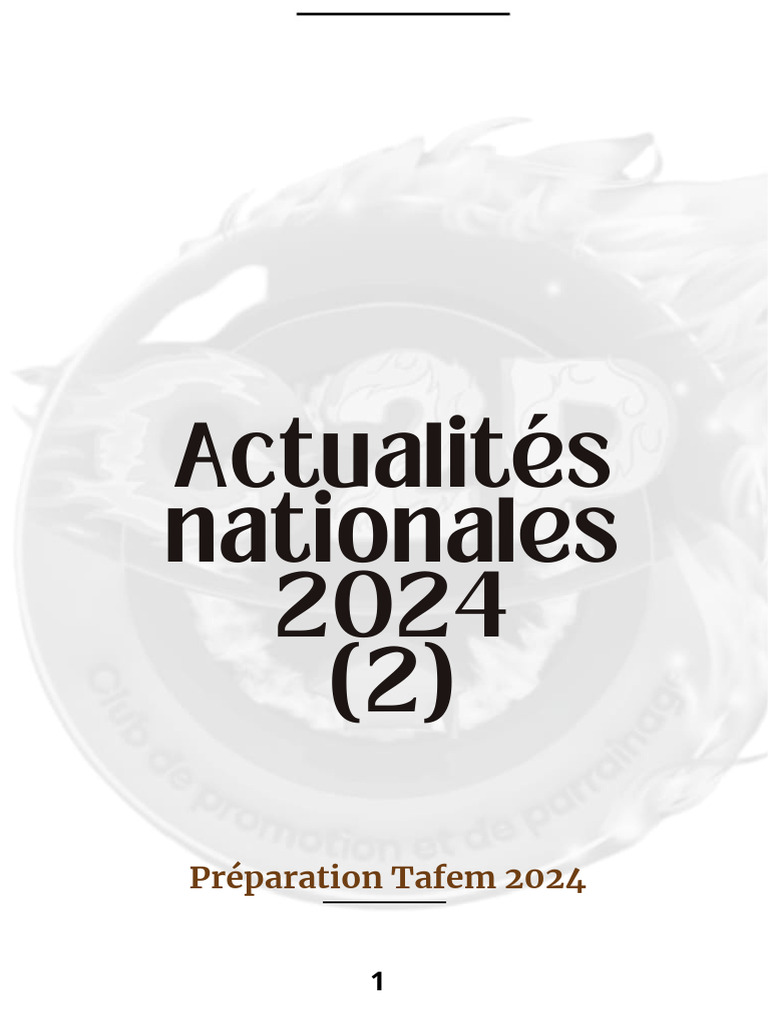 Actualités | PDF