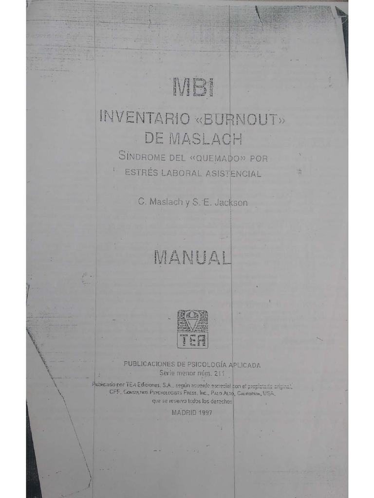 Manual - MBI | PDF