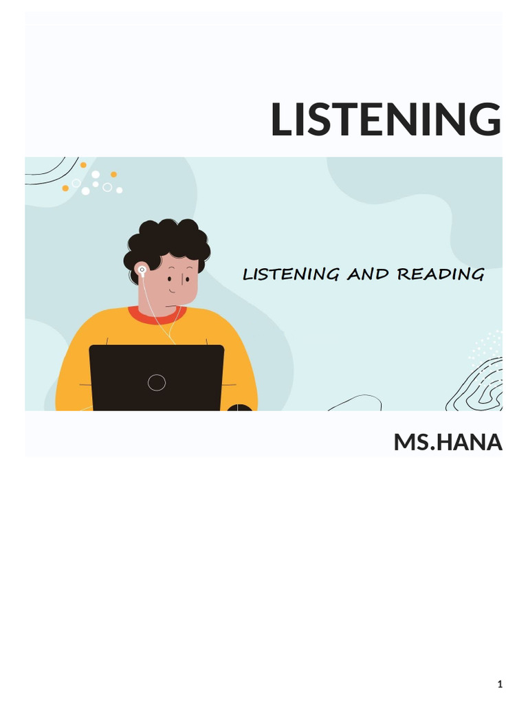 Listening | PDF