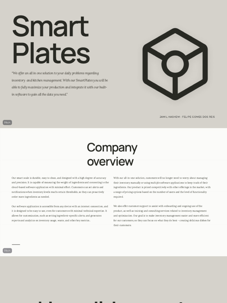 Smart Plates | PDF