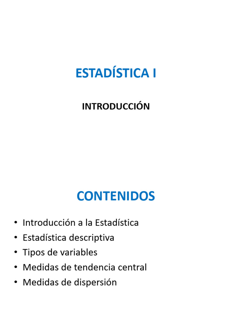 C1 Estadística I | PDF