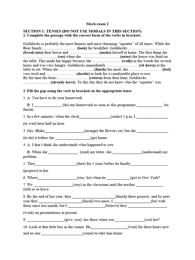 6 - Mock Exam | PDF