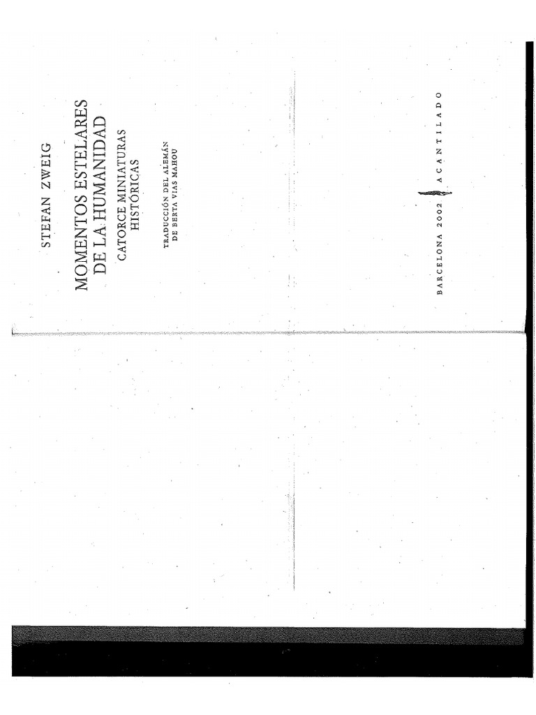 Stefan Zweig. Cap. 1. Cicerón | PDF