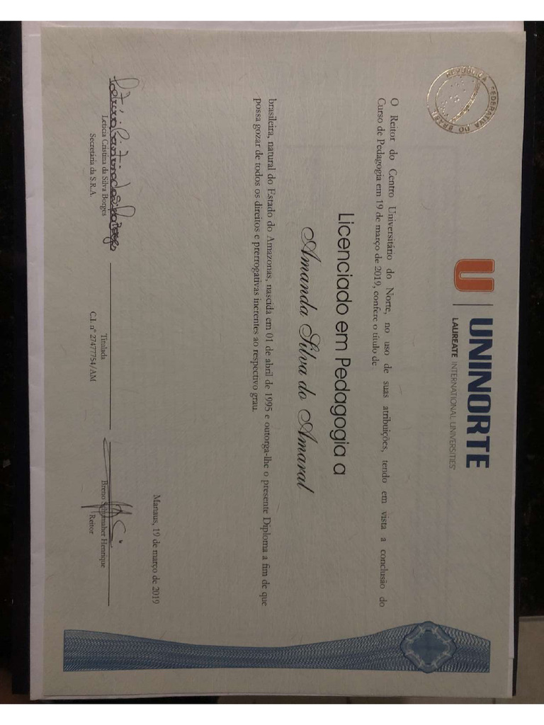 Diploma Graduação Amanda | PDF