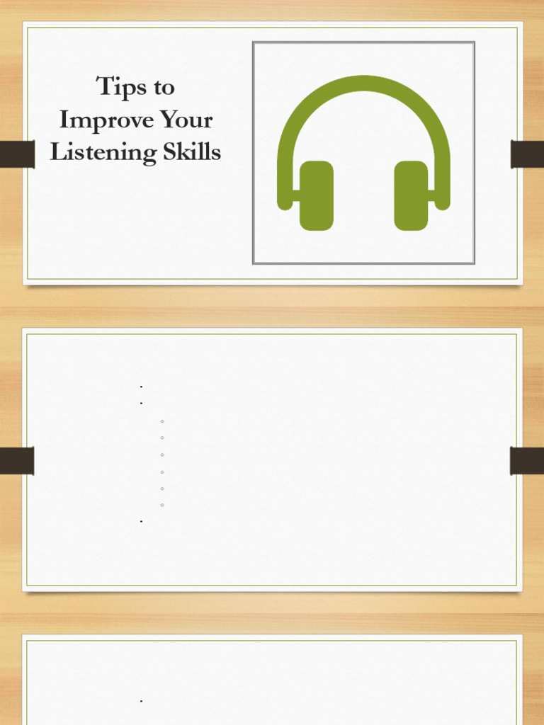 Listening - Tips | PDF