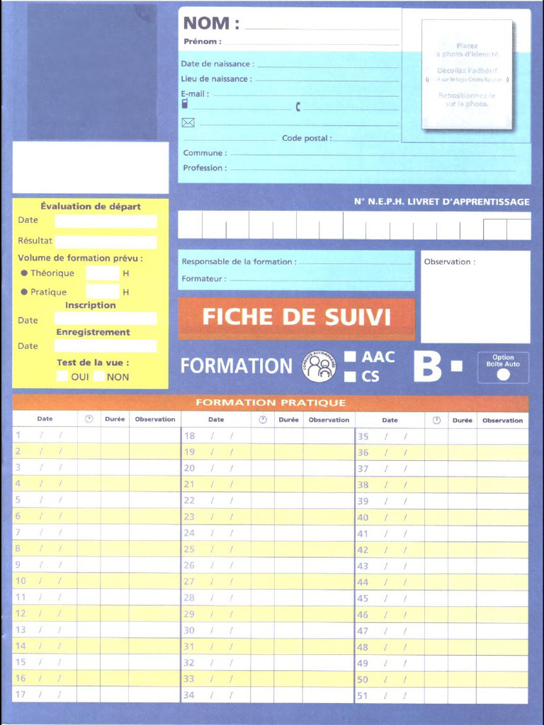 Fiche Suivi | PDF