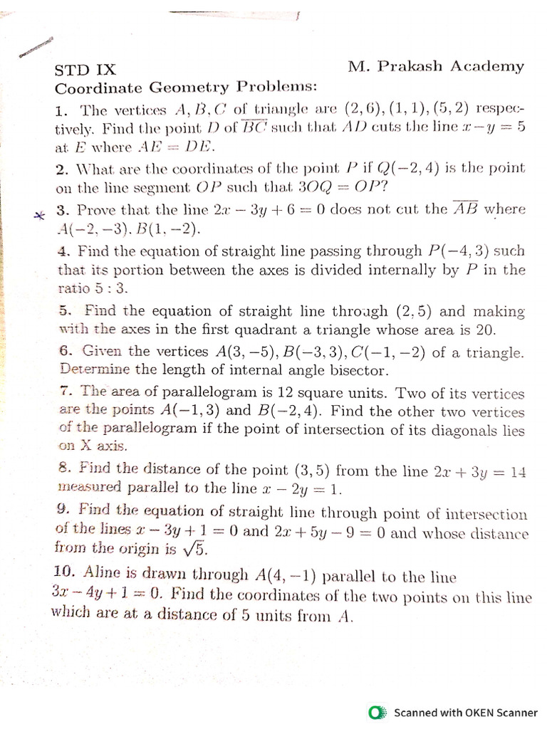 CG good problems | PDF