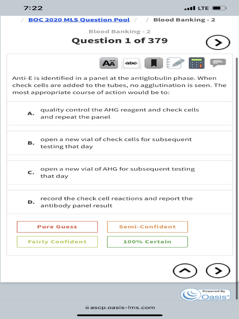 Blood Bank Test 1-379 | PDF