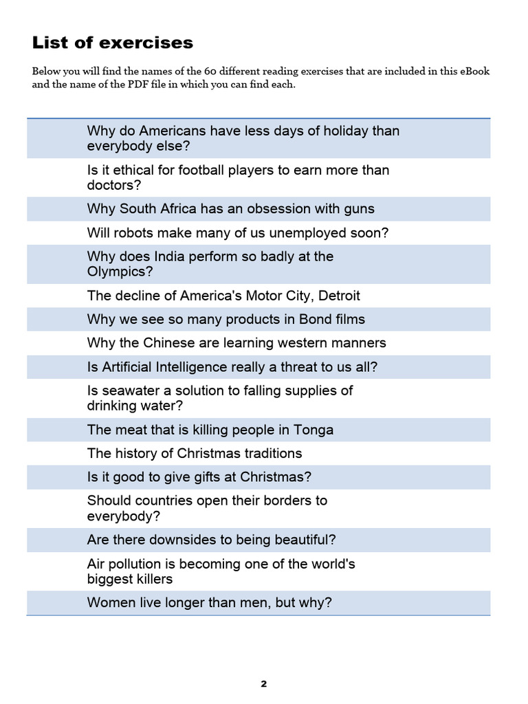 0 - 60 Advanced & CAE English Reading Exercises Student Edition-1 | PDF