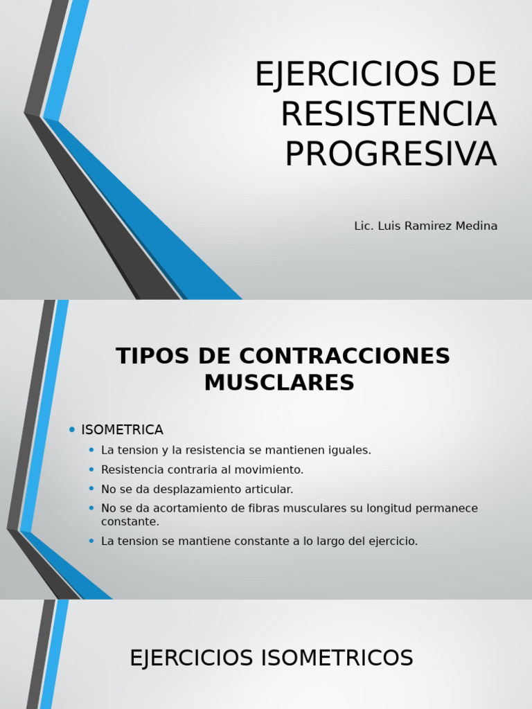 Ejercicios de resistencia progresiva (2) | PDF