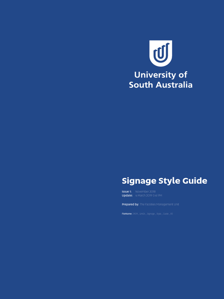 Señaletica Signage Style Guide | PDF