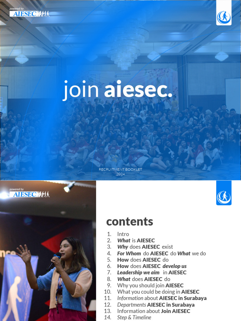 JoinAIESEC Booklet 2024 - AIESEC in Surabaya | PDF