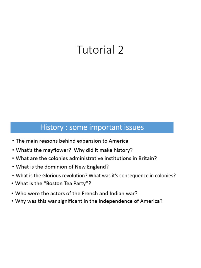 Tutorial 2 - 1 | PDF