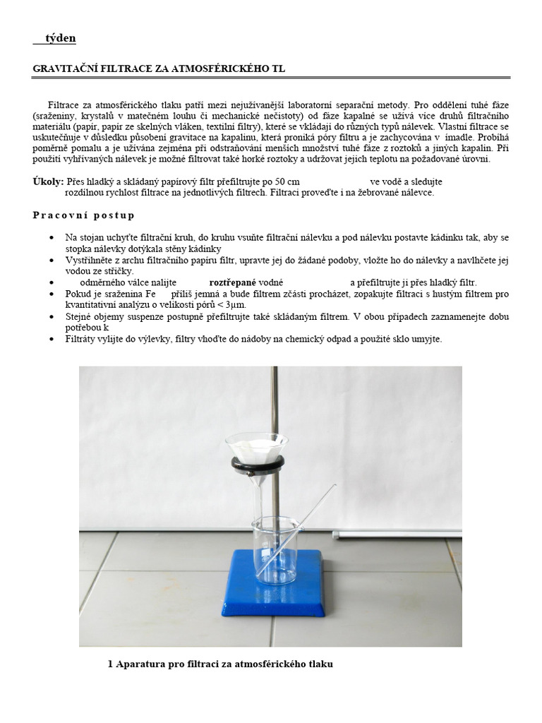 Tyden JS 2020 Filtrace | PDF