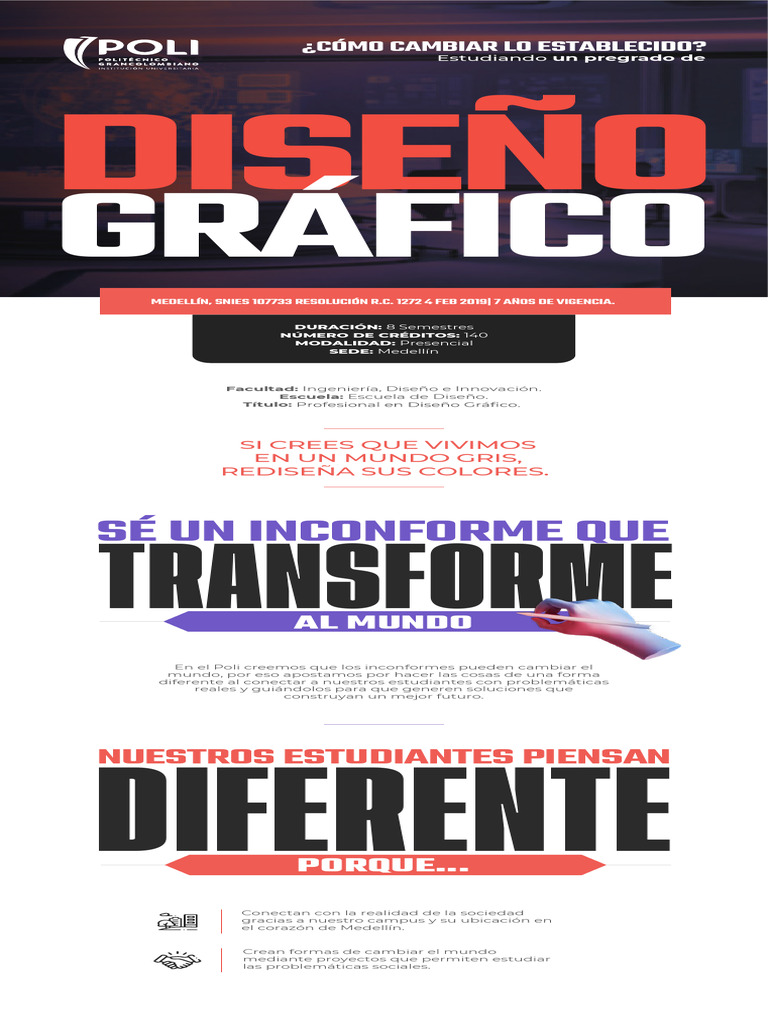 Donde Estudiar Diseno Grafico en Medellin | PDF