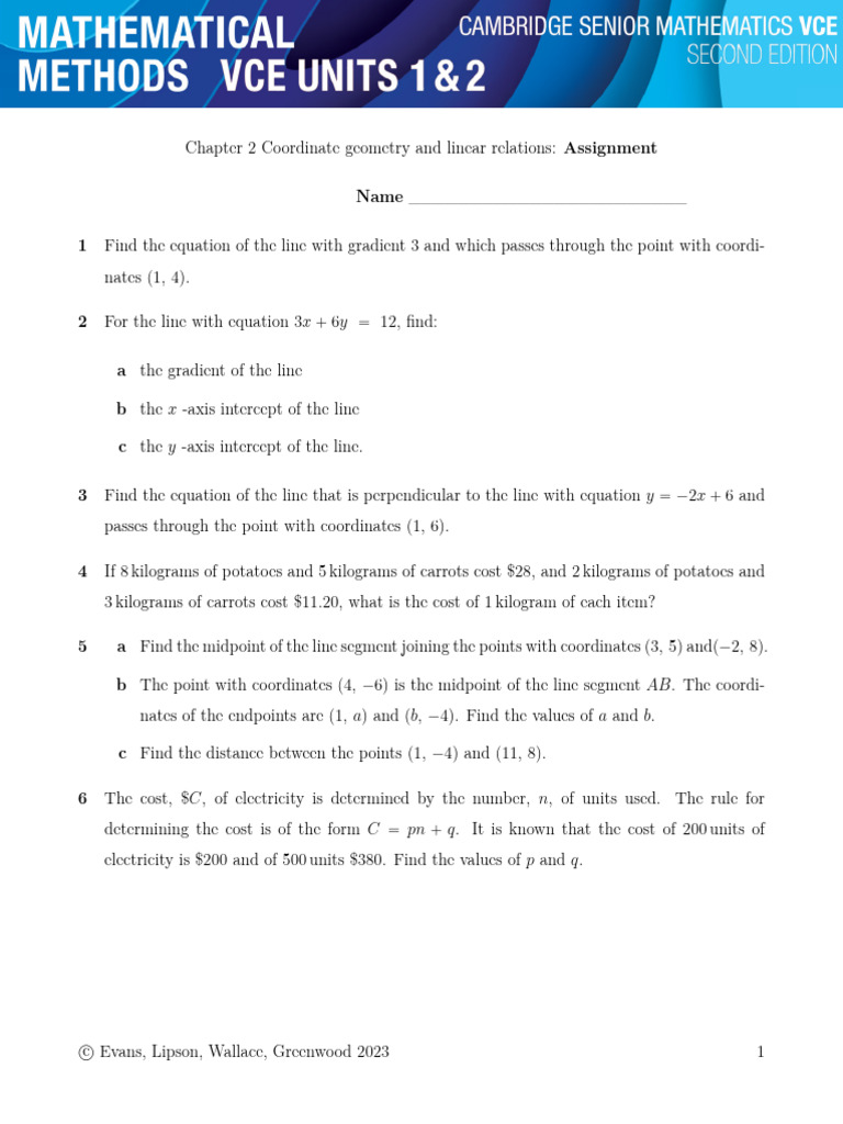 Chapter 2 Assignment With Answers | PDF