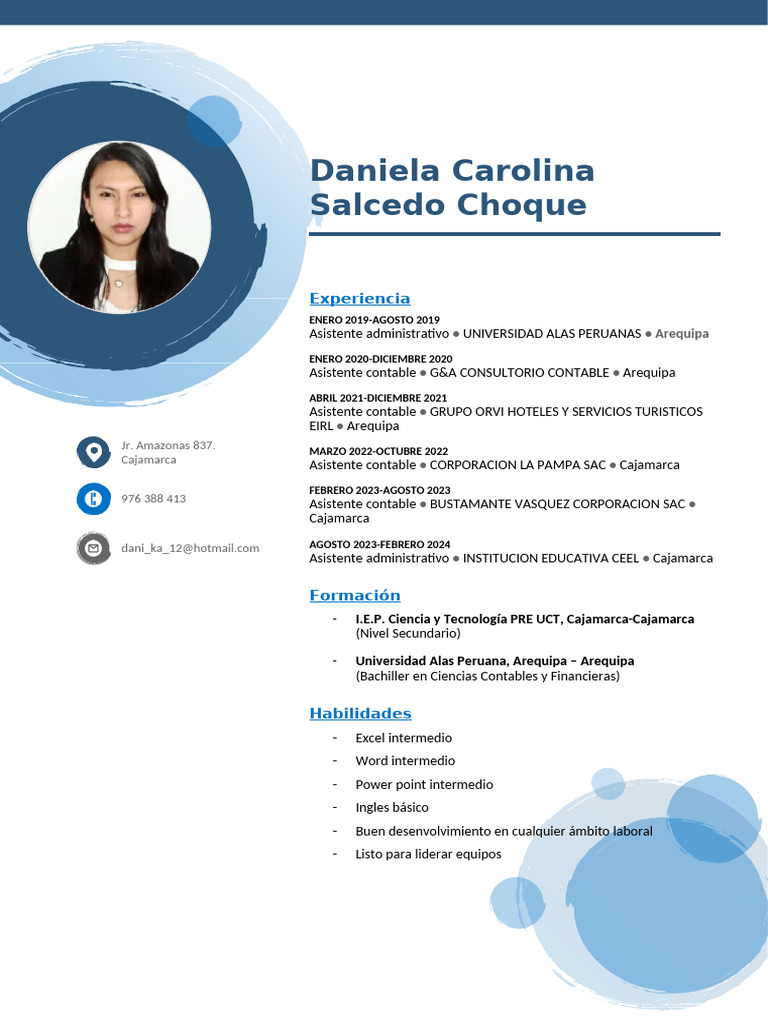 CV Daniela Salcedo | PDF