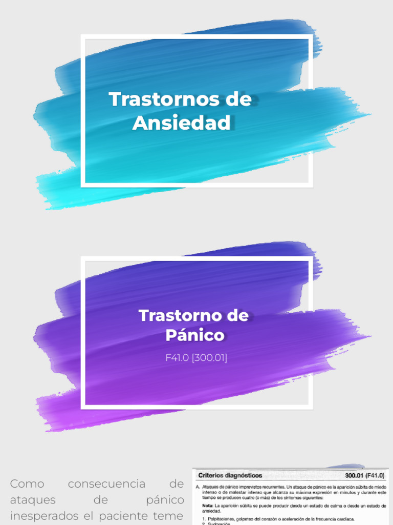 Trastornos de Ansiedad | PDF | Ansiedad | Relaciones personales, crianza y desarrollo personal