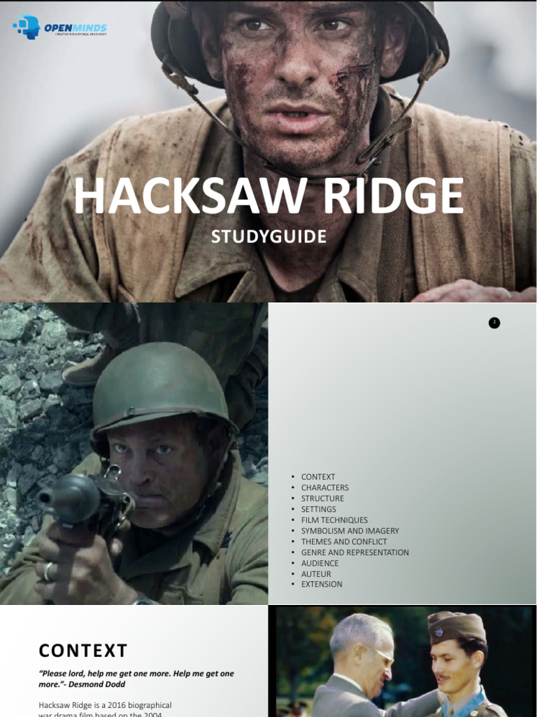Hacksaw Ridge Study Guide | PDF | Hacksaw Ridge