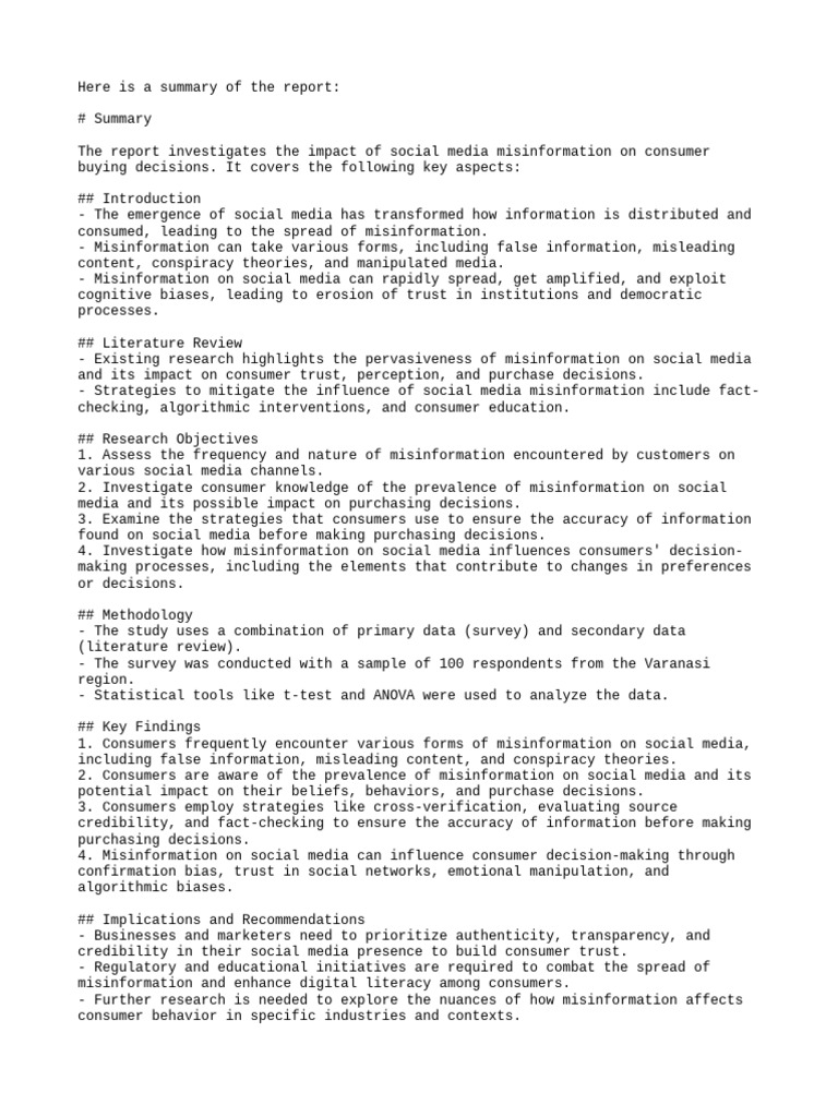 Report Summary | PDF