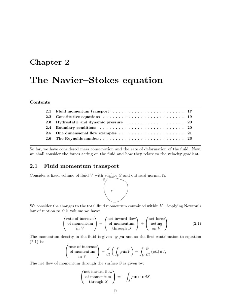 Understanding the Navier-Stokes Equation | PDF | Fluid Dynamics | Fluid ...