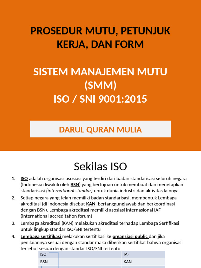 Tata Cara Pembuatan Prosedur Mutu-3 | PDF