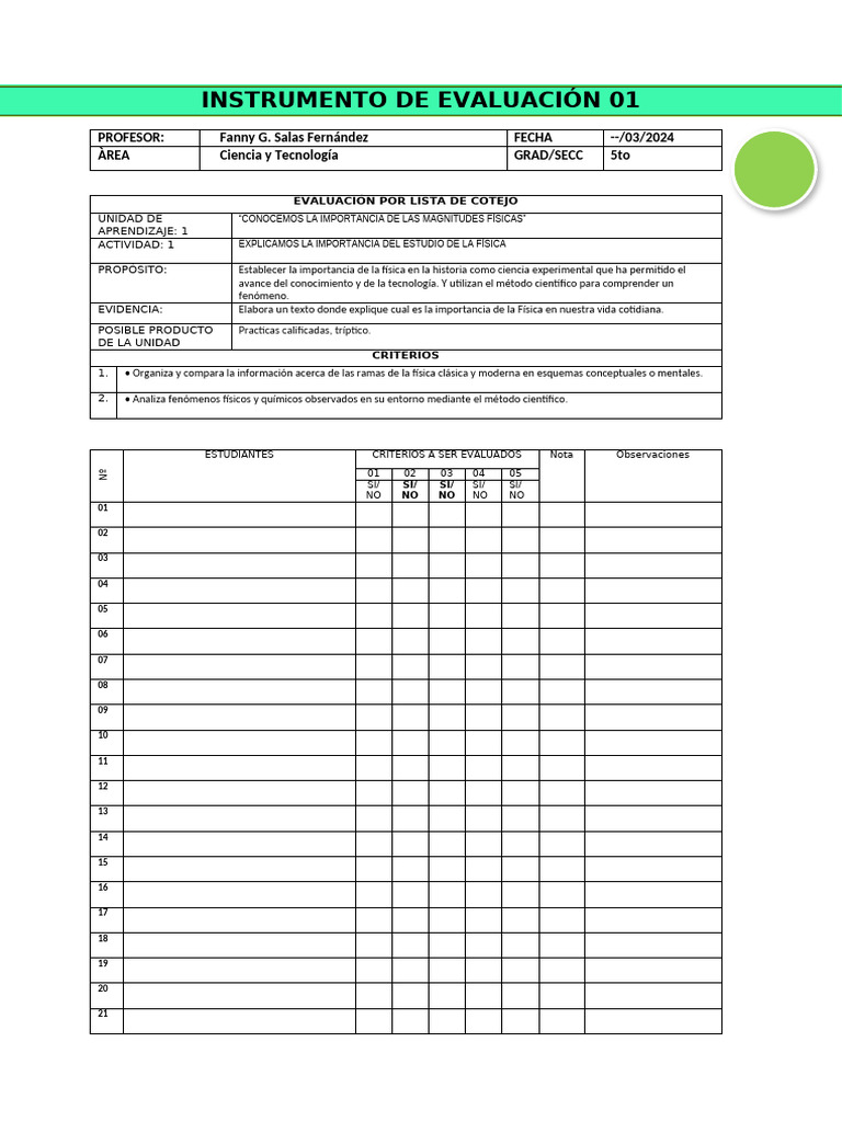 A 5º LC ACT 1 -CYT-U1 | PDF