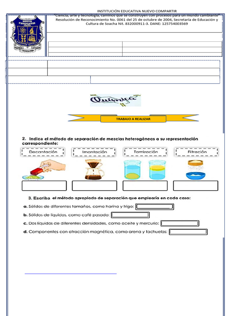 Nivelacion Septimo Segundo Periodo | PDF