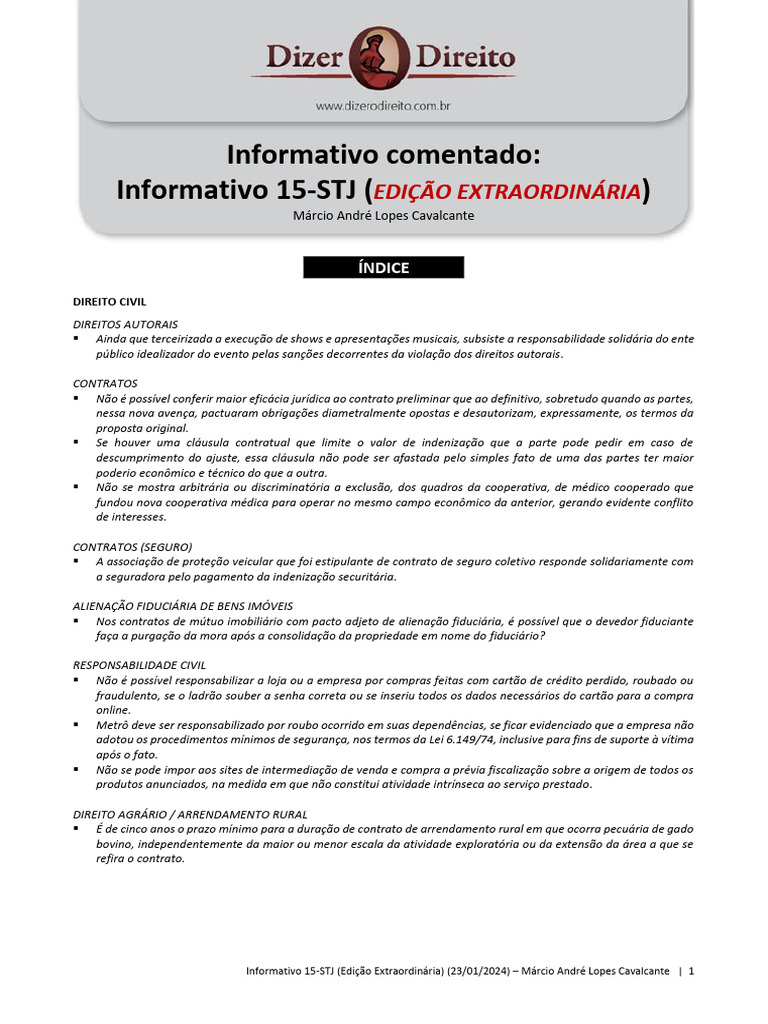 Info STJ 15 Extra | PDF