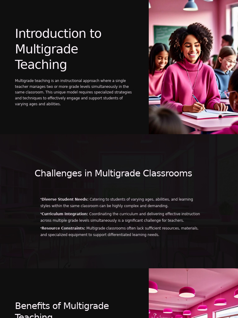 Introduction To Multigrade Teaching | PDF