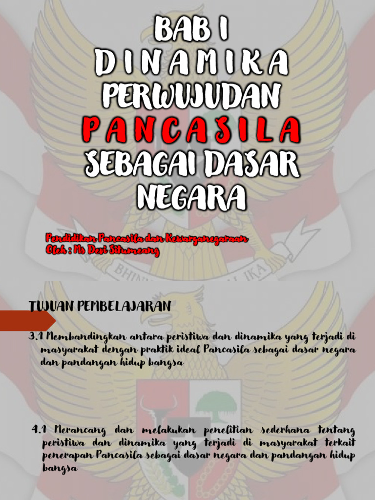 PPT KELAS 9 Dinamika Pancasila | PDF