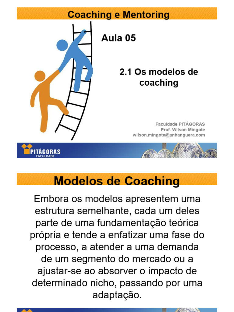 U2S1 - Os modelos de coaching | PDF