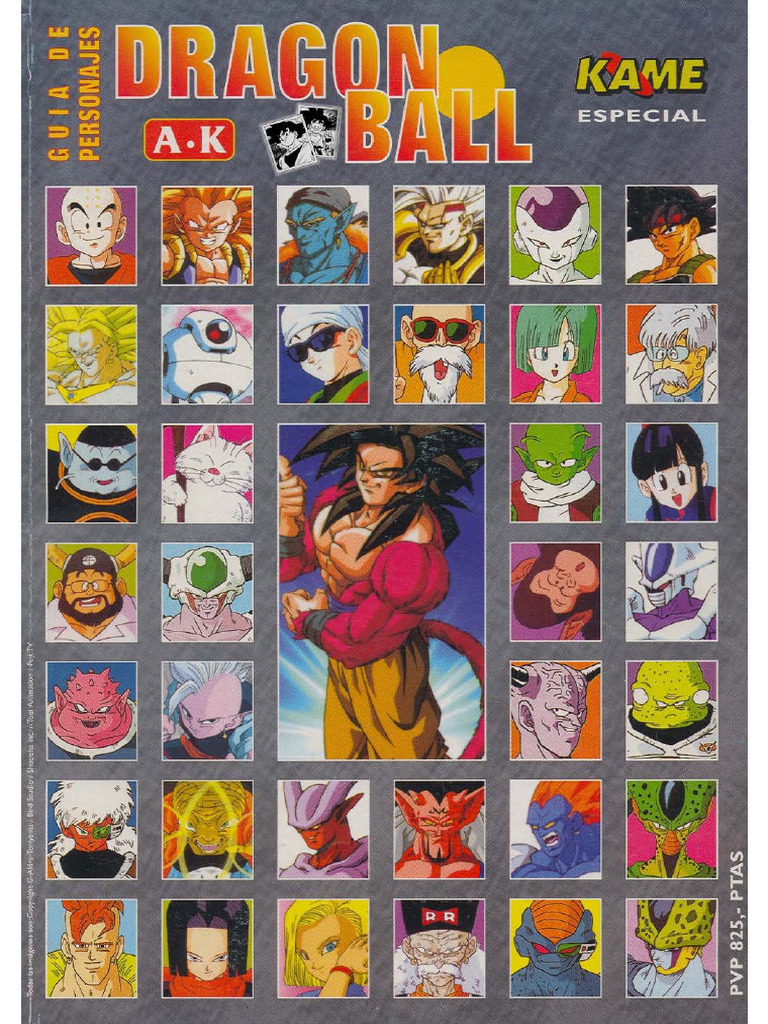 Guia de Personajes Dragon Ball | PDF