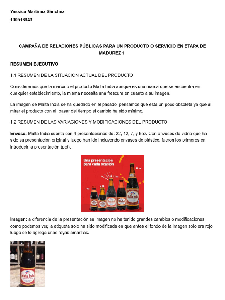 Trabajo Final Diseño de Campañas | PDF