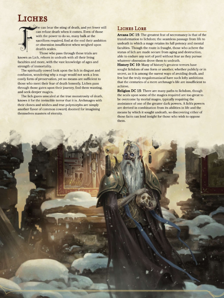 Expanded Lich | PDF