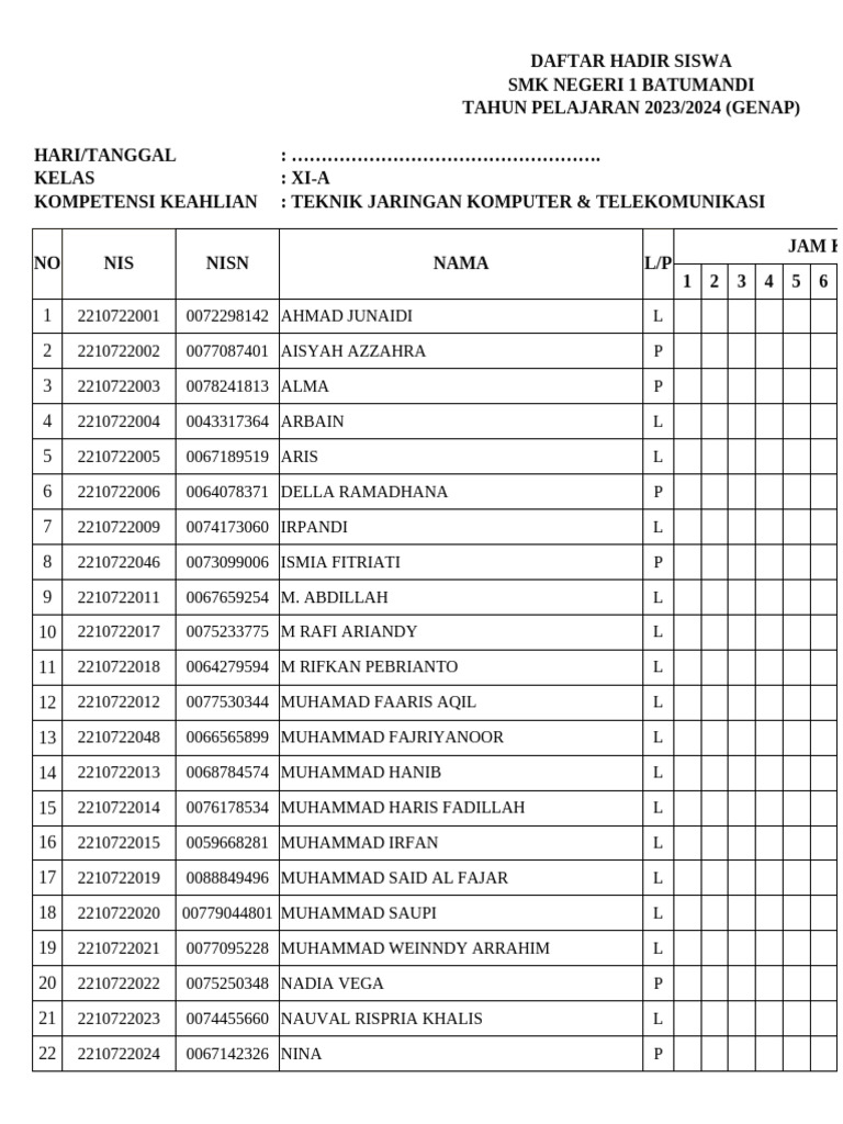 TP. 2023-2024 (Genap) VD | PDF