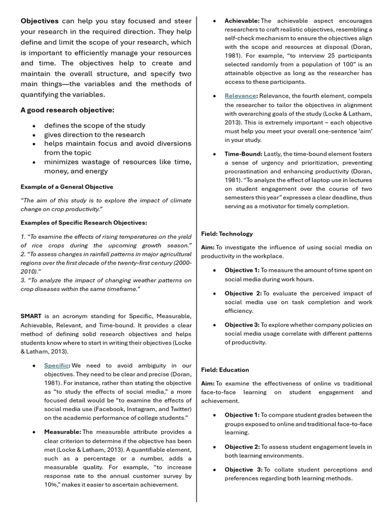 Research Objective | PDF