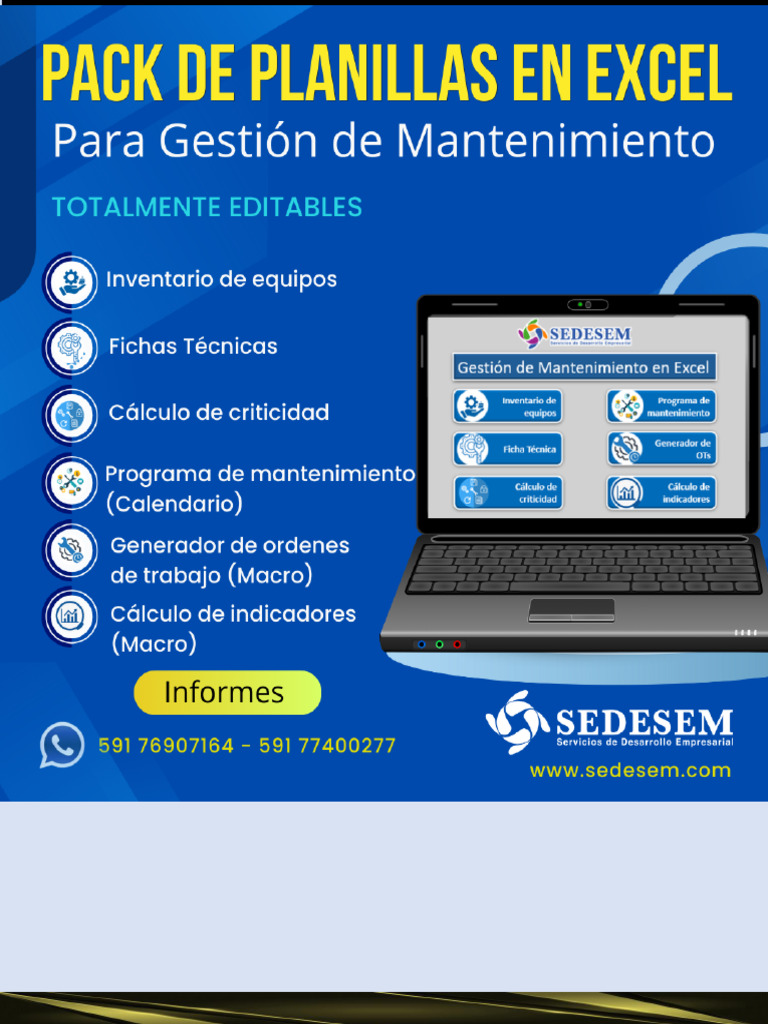 PACK DE PLANILLAS EXCEL | PDF